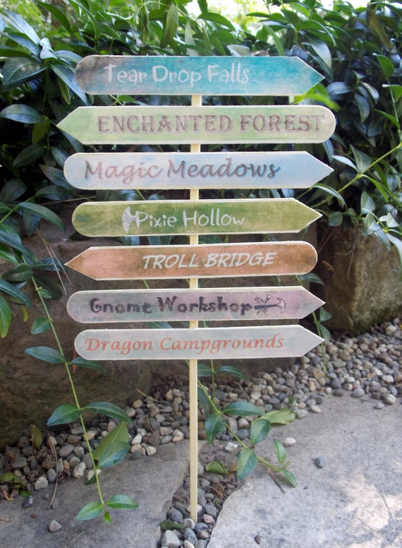 Enchanted Forest Sign Post