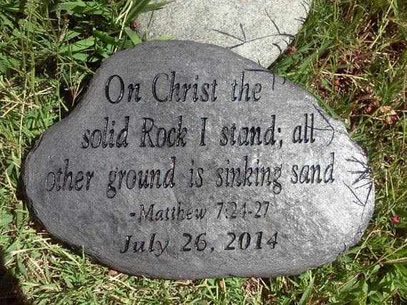 engraved scripture stonespersonalized garden