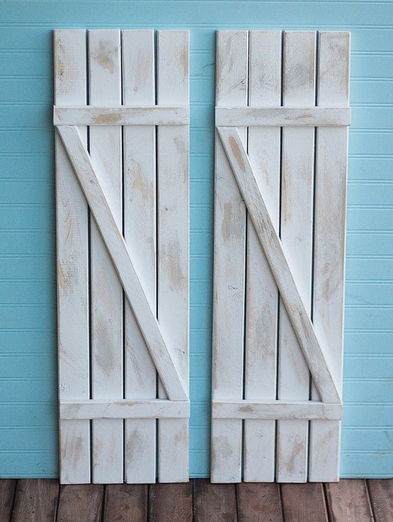 Rustic Shutters Farmhouse Shutters Country Shutters