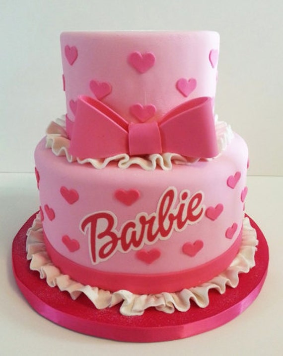 Barbie cake decoration