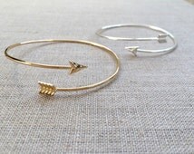 Popular items for arrow bangle on Etsy