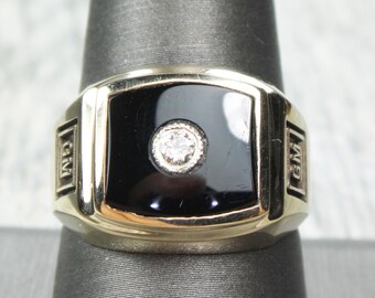 Mens diamond ring | Etsy