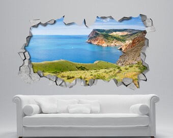 Broken Wall Sticker Wall Decal 3d Wallpaper 3d wall