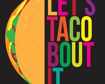 Dragons love tacos | Etsy