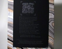 Unique poetry broadside related items | Etsy