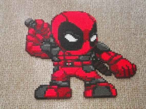 Mega Deadpool Pixel Art
