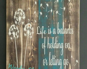 Dandelion sign | Etsy