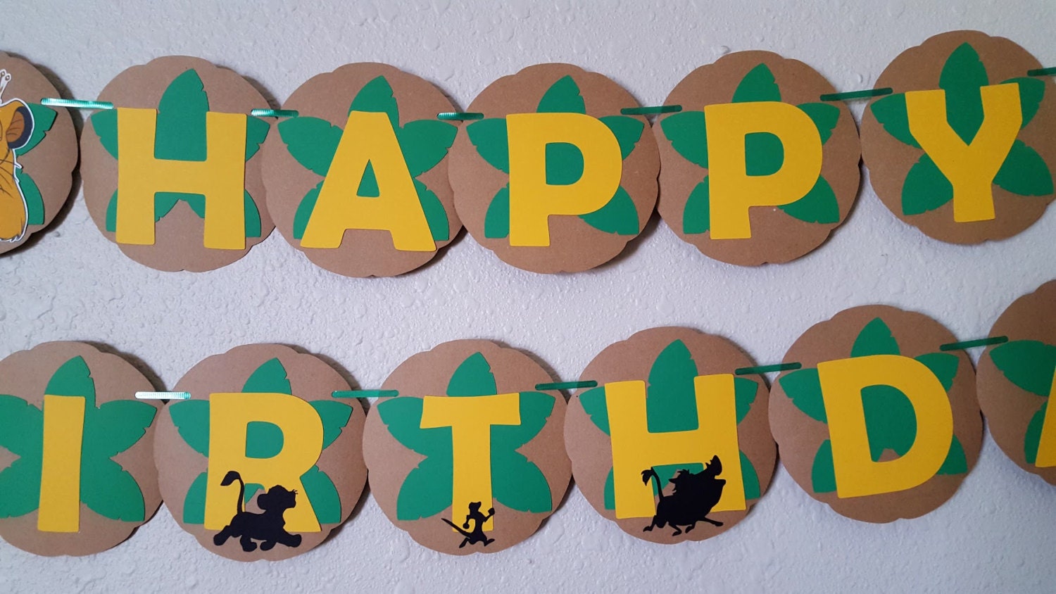 Lion King Happy Birthday Banner Simba Birthday Banner Lion