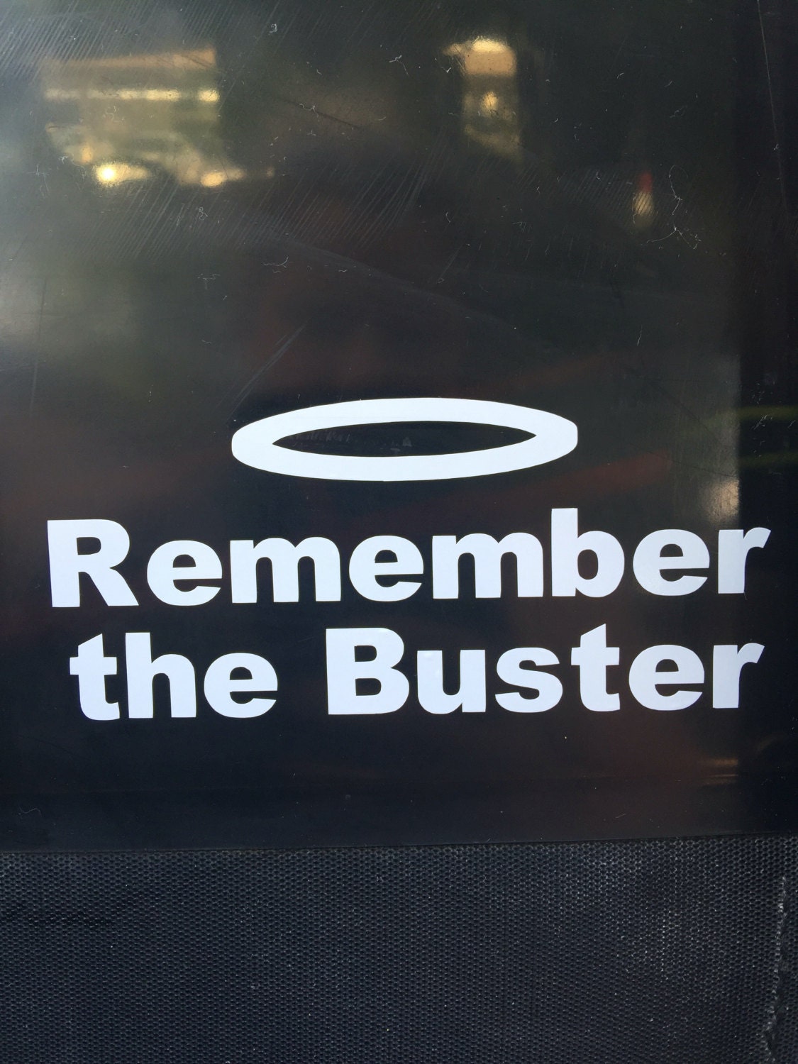 Remember the Buster Vinyl Decal