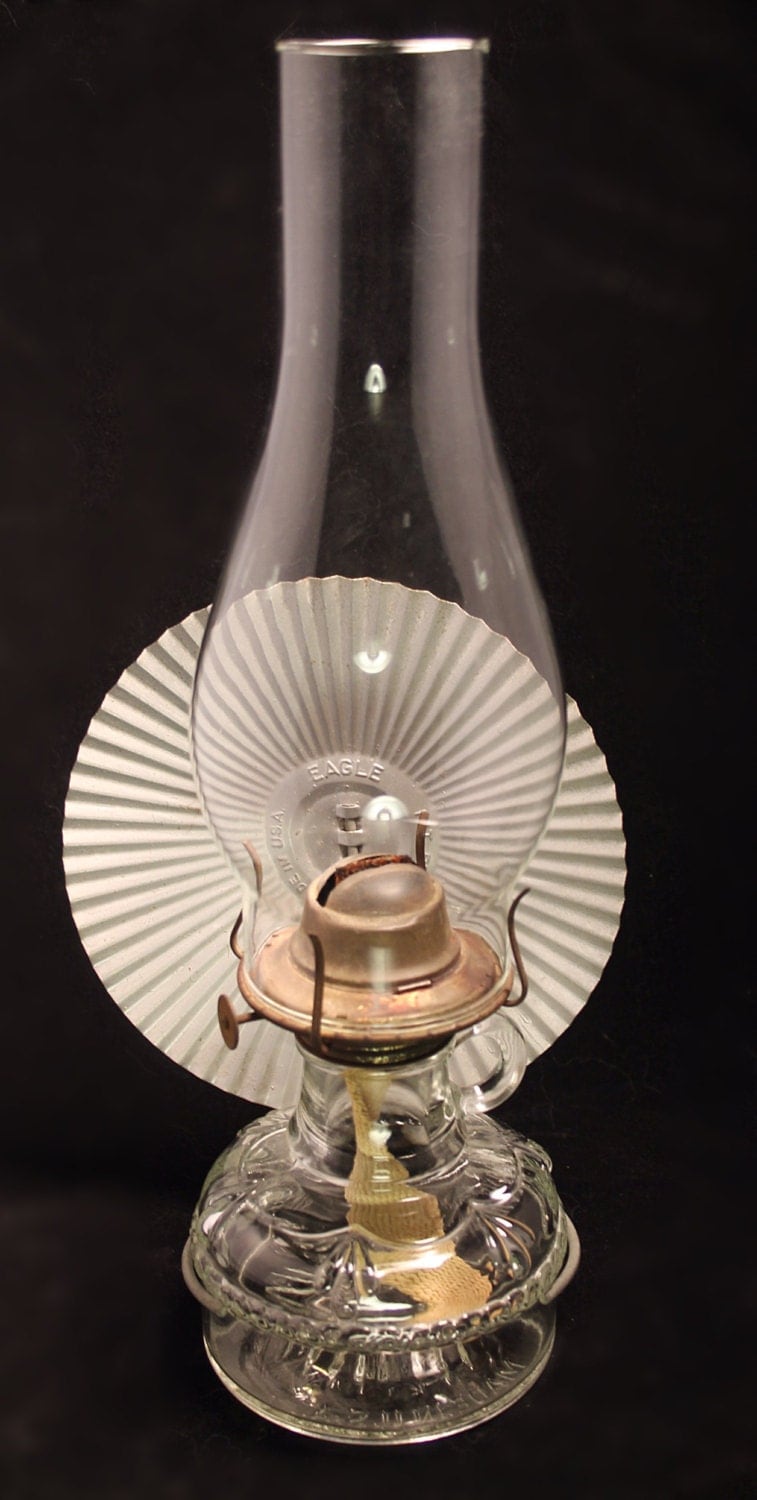 Vintage Eagle Oil Lamp With Reflector vintage-eagle-oil-lamp-with-reflector