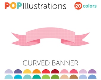 Items similar to SALE Green Watercolor Ribbon Banner Clipart. Scrapbook ...