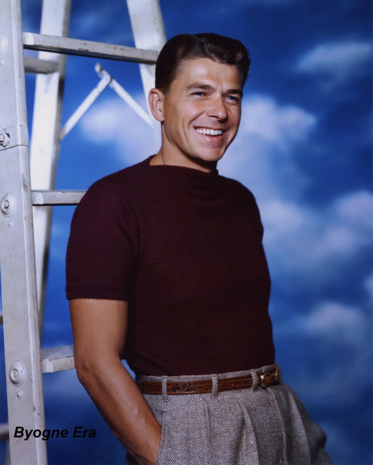 Ronald Reagan Young and Handsome Hollywood by BygoneEraGallery