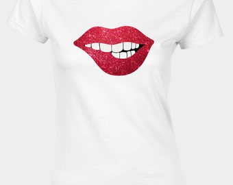 Lips t shirt | Etsy