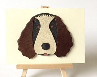 Cocker spaniel card | Etsy