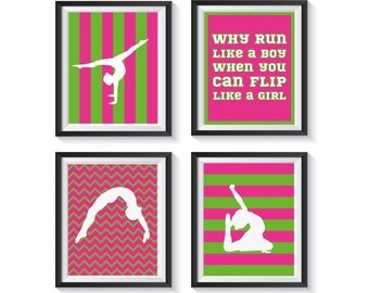 Gymnastics poster | Etsy