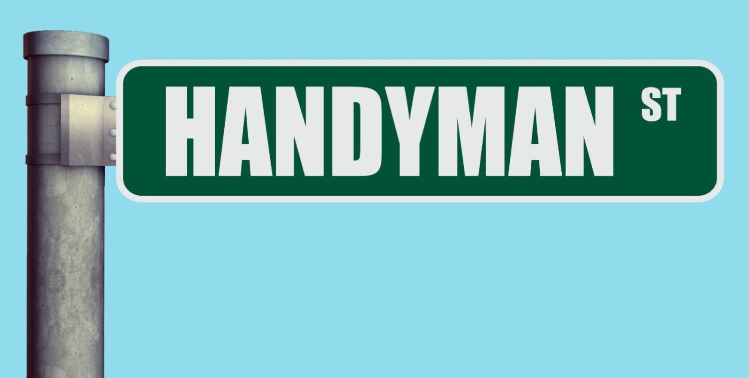 Handyman ST Street Sign Heavy Duty Aluminum Warning Parking