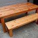 Rustic Farmhouse Dining Table Made in Oregon by OregonRustic