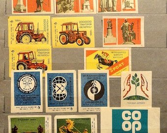 Matchbox label | Etsy