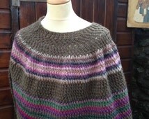 Unique wool poncho related items | Etsy