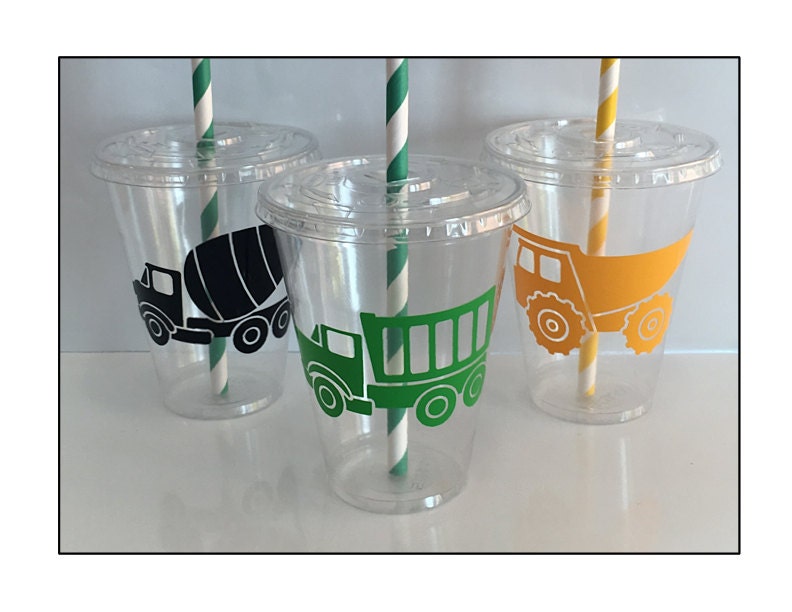 Truck Themed Party Cups