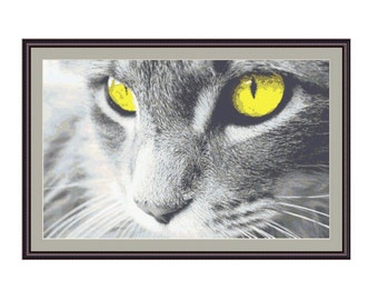 Cats counted cross stitch pattern | Etsy