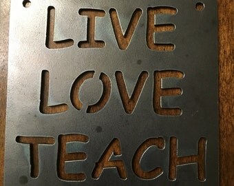Live love teach | Etsy