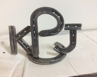 Horseshoe letters | Etsy