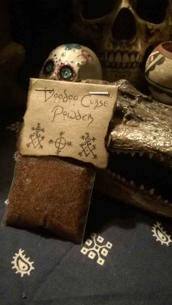 Voodoo Curse powder by hurricaneVoodoo on Etsy