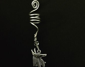 Items similar to Krown Jewel Loc Adornment - Lady Isis, silver3 on Etsy