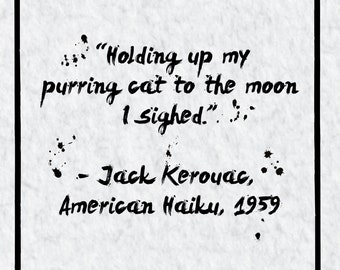 Cat haiku poems | Etsy