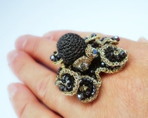 Popular items for octopus ring on Etsy