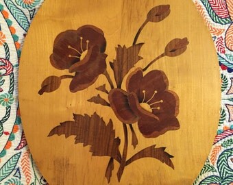 Wooden intarsia | Etsy