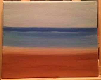 Items similar to Abstract beach scene on Etsy