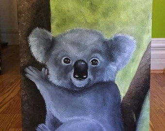 Koala painting | Etsy