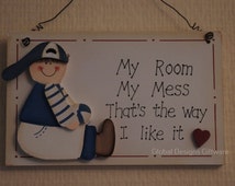 Unique funny bedroom signs related items | Etsy