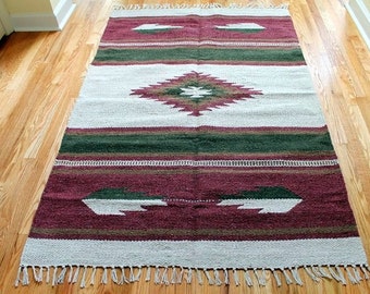 Native american rug | Etsy