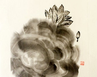 Rice paper wall art | Etsy