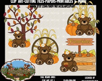 Autumn clip art | Etsy