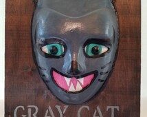 Unique cat face mask related items | Etsy