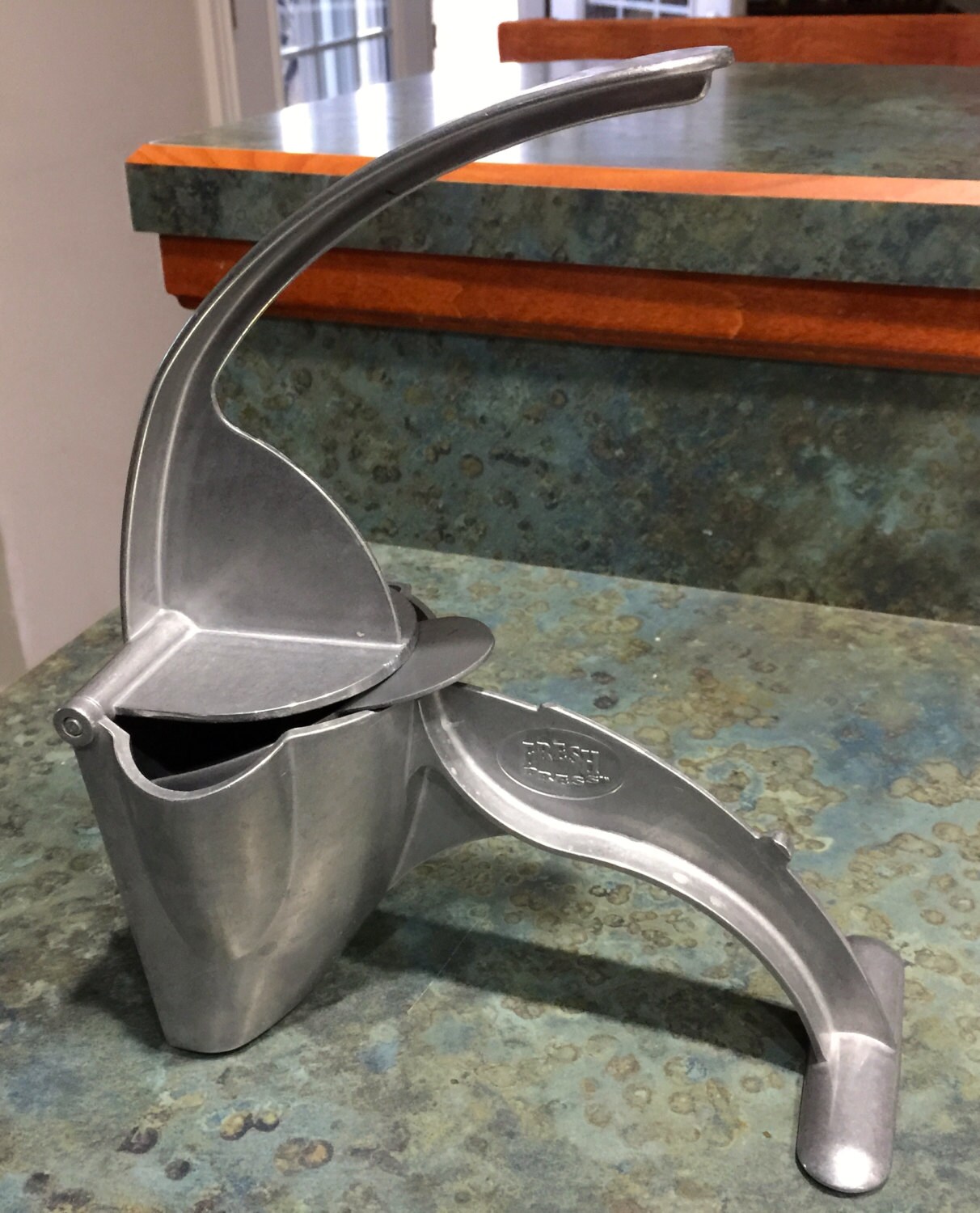 Vintage Cast Metal Fresh Food or Fruit Press 1960 Era