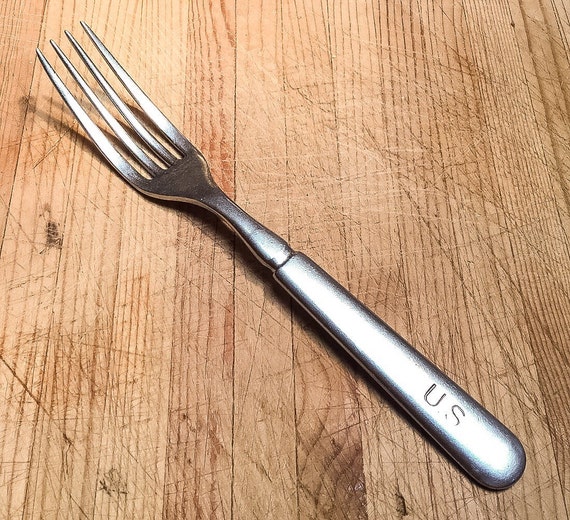 US Army Vintage WW2 Stainless Military Fork Modernaire 1 Mess