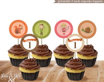Elf cupcake toppers | Etsy