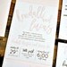 Kendall Calligraphy Pocketfold Wedding Invitation Suite with