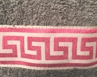 Pink greek key | Etsy