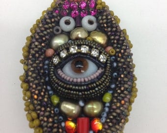 Betsy Youngquist Beaded Mosaic Sculpture by betsyyoungquist