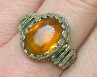 Mens amber ring | Etsy