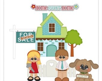 Sweet home clipart | Etsy