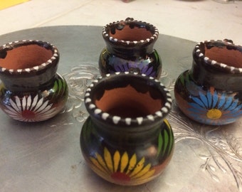 Painted clay pots | Etsy