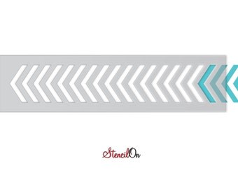 Chevron stencil | Etsy