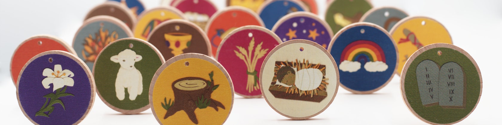 Handcrafted Jesse Tree Ornaments for Advent by InspiredTraditions